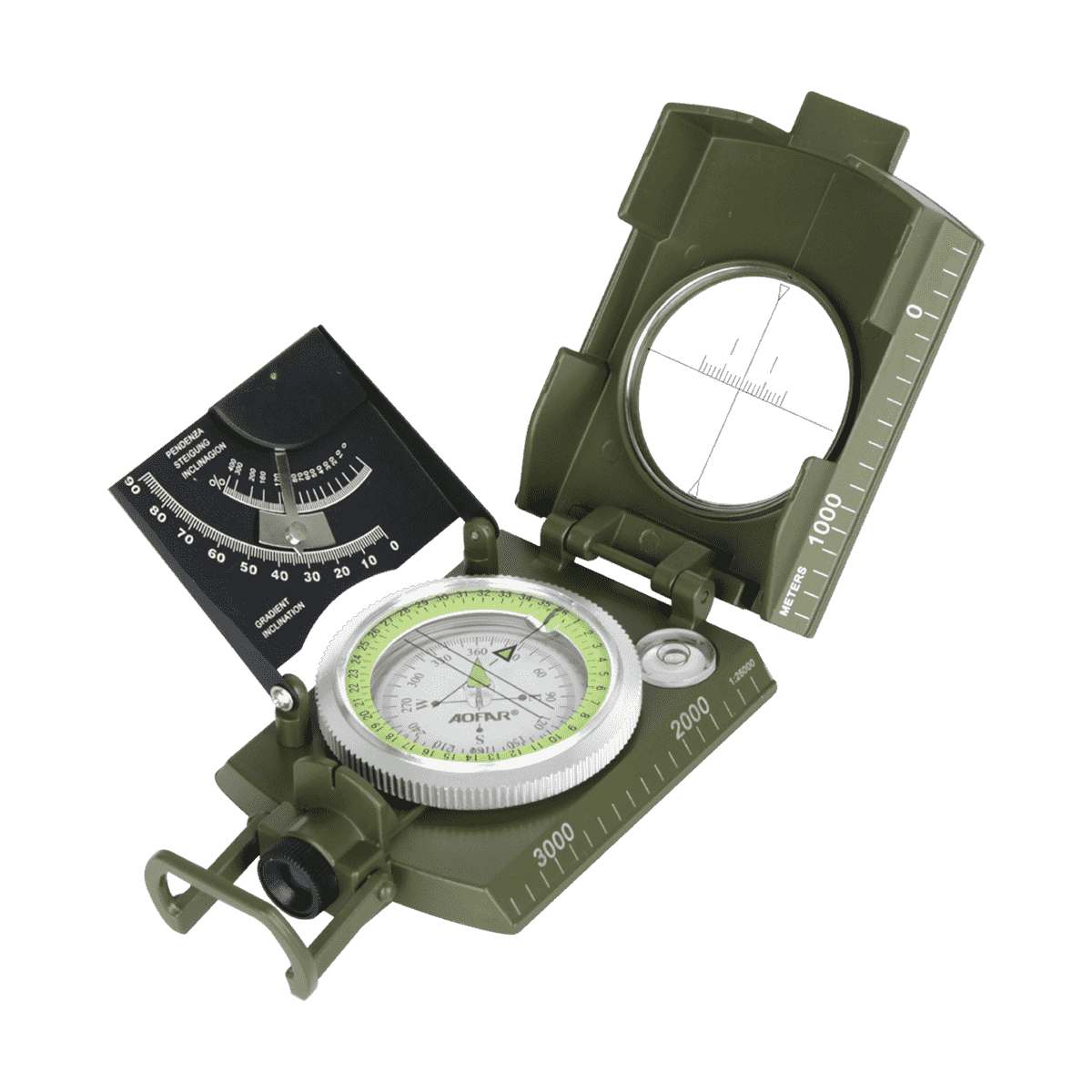 Lensatic Compass Diagram Corps Of Engineers M 1938 Compass, Lensatic